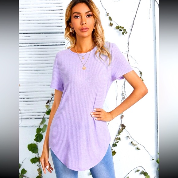 Tops | Emery Rose Light Knit Work Blouse With Buttons Down Back | Poshmark